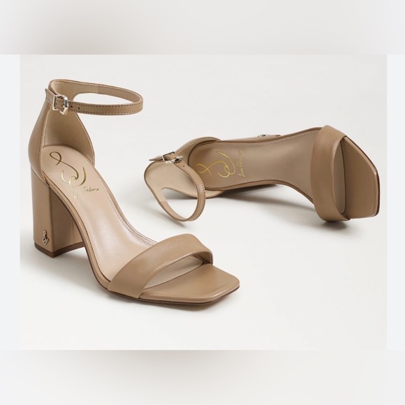 Sam Edelman | Shoes | Sam Edelman Daniella Leather Block Heels Sandal ...